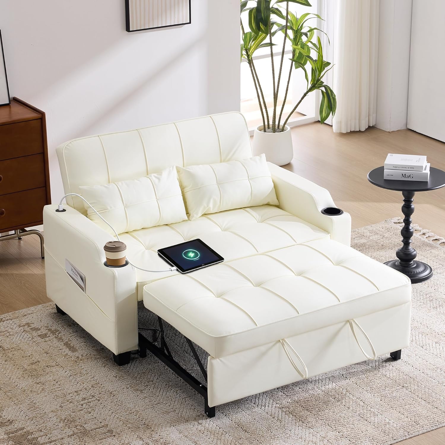 Click here for Mellcom 51 Pull Out Sofa Bed  Convertible Sleeper... prices