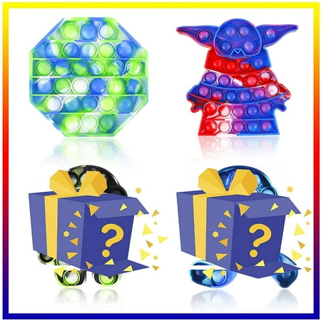 IGUOHAO 4 Packs Pop Poop Fidget Toy, Sensory Anxiety Stress Relief ...