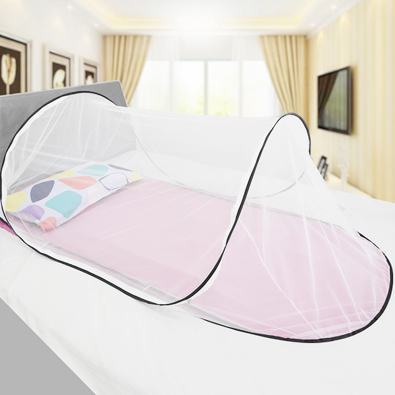 Click here for Cy5o5ee Mesh Mosquito Tent Single Bed Foldable Por... prices