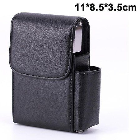 NETSENG Baoye Stainless Steel Cigarette Case Leather Sliding Cigarette ...