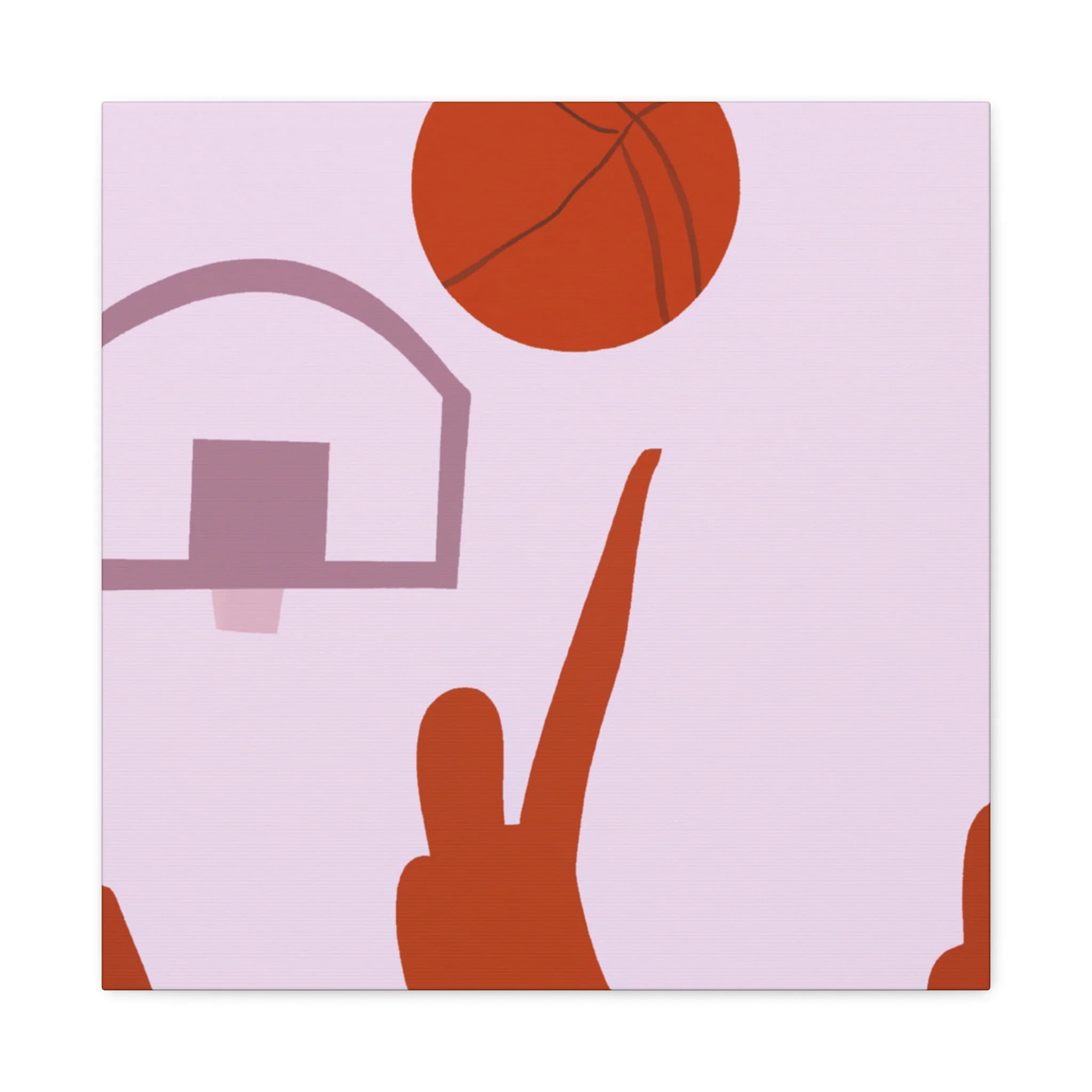 Basketball Icons Minimal - Canvas - Walmart.com