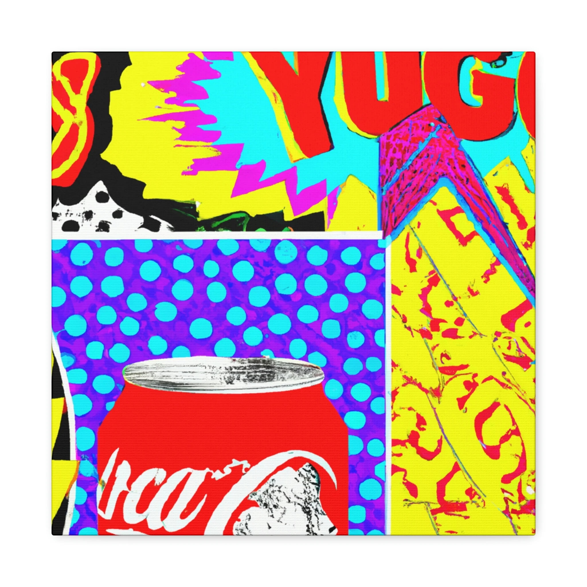 Comic Book Palette - Canvas - Walmart.com
