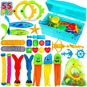 Walmart 35-Piece LED Pool Toy Set: Swim Learning, Diving Skill ...