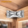 POWERTEC 4 Set Kerf Mount Corner Bracket with Mounting Hardware, Corner ...