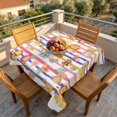 Cartoons Animals Lions Camels Table Cloth 54x54in, Waterproof Square ...