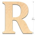 4 Inch Wooden Letter R Ready for Painting or Decorating - Walmart.com