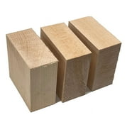 Basswood Carving Blocks - 2" x 2" x 6" (4 Piece) Whitlling Blocks ...