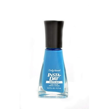 Sally Hansen Insta Dri Nail Polish, Smouldering Teal, Matte Metallic ...