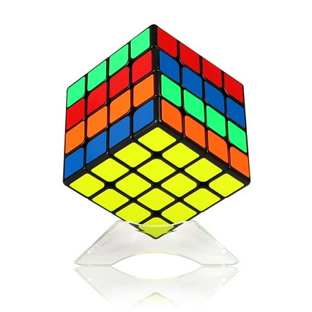 Ourlova Qiyi 4x4 Magic Cube Easy Turning Smooth Puzzle Educational Mini ...