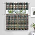 Classic Kitchen Curtains Set Tier and Valance Fashion Stylish Chic ...