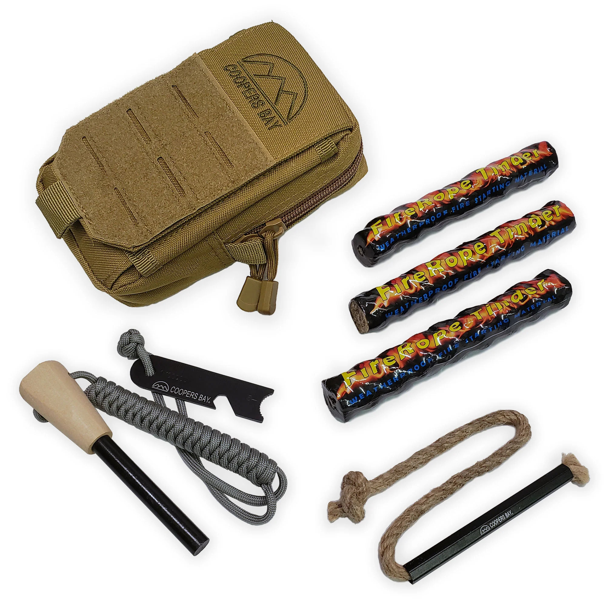 FireStorm-Plus Complete Ferro Rod Fire Starter Kit - Walmart.com