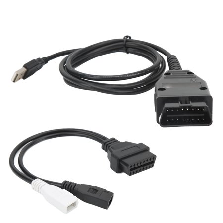 EOBD Programmer Adapter, OBD2 Diagnostic Cable USB Interface ABS High ...
