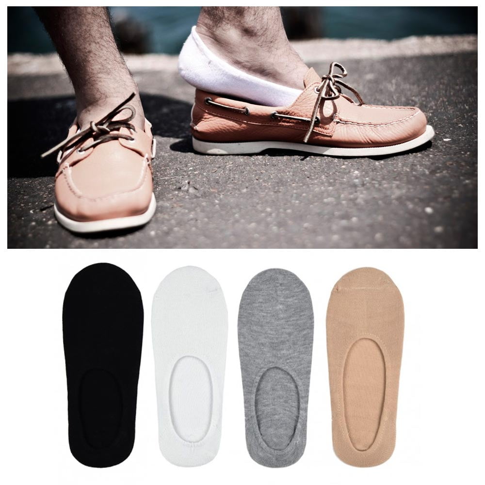 3 Mens Loafer Foot Cover Ankle Socks Invisible Boat Liner Low Cut ...