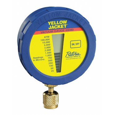 Yellow Jacket 42021 Series 41 Manifold, 3-1/8' Gauges, 1% Accuracy, R32 ...