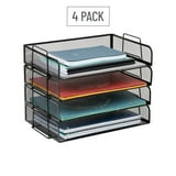 Mind Reader Stackable Paper Tray, Desktop Organizer, File Storage ...