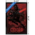 DC Comics: Dark Artistic - Cyborg Wall Poster, 14.725" x 22.375" Framed ...
