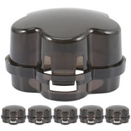 HVAC White Plastic Manual Damper Knob for 0.25 Inch Shaft Dampers ...