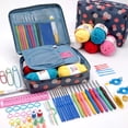 67pcs Crochet Starter Kit for Beginners Adults - All-in-One Knitting ...
