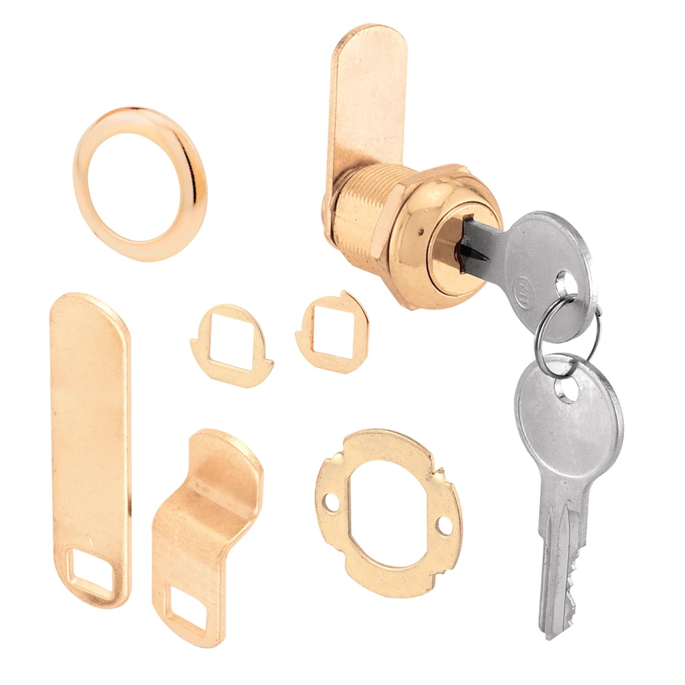 5/8 in. Brass Plated Diecast Cam Lock - Walmart.com