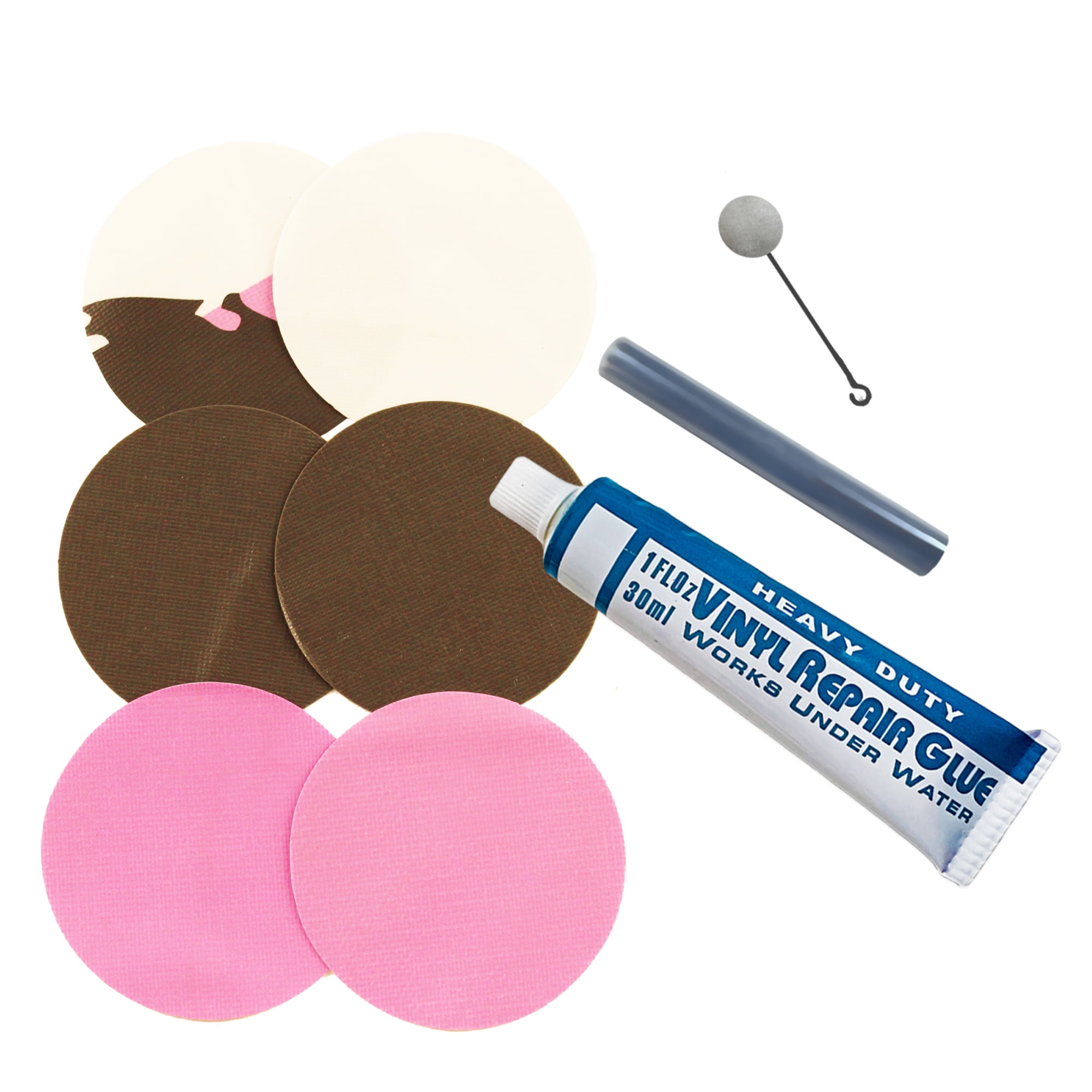 Pool Above Repair Kit for River Run Tube | Vinyl glue | Pink and Multi ...