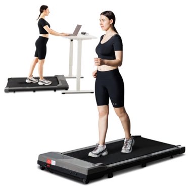 Treadmill 2 in 1 Walking Pad Treadmill Folding 7.5 MPH Running Under ...