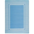 Mainstays Blue Border Stripe Plastic Outdoor Rug, 5'x7' - Walmart.com