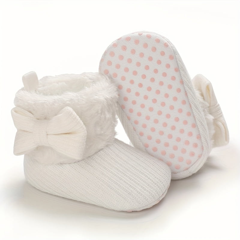 Click here for Mesase Adorable Bowknot Warm Booties For Baby Girl... prices
