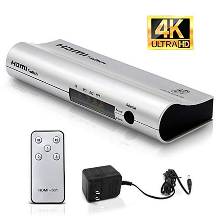 Mini composite HDMI Switcher- High Definition HDMI 3 Source Input and 1 ...