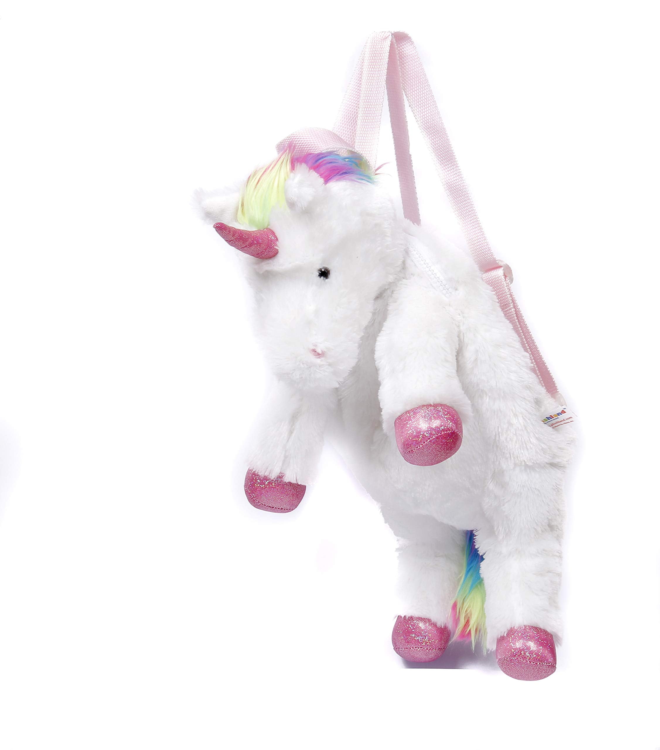 Plushland Fluffy Plush Rainbow Unicorn Stuffed Animal Toy 14 Inches ...