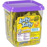Laffy Taffy Banana Chewy Candy 145 Ct Tub - Walmart.com