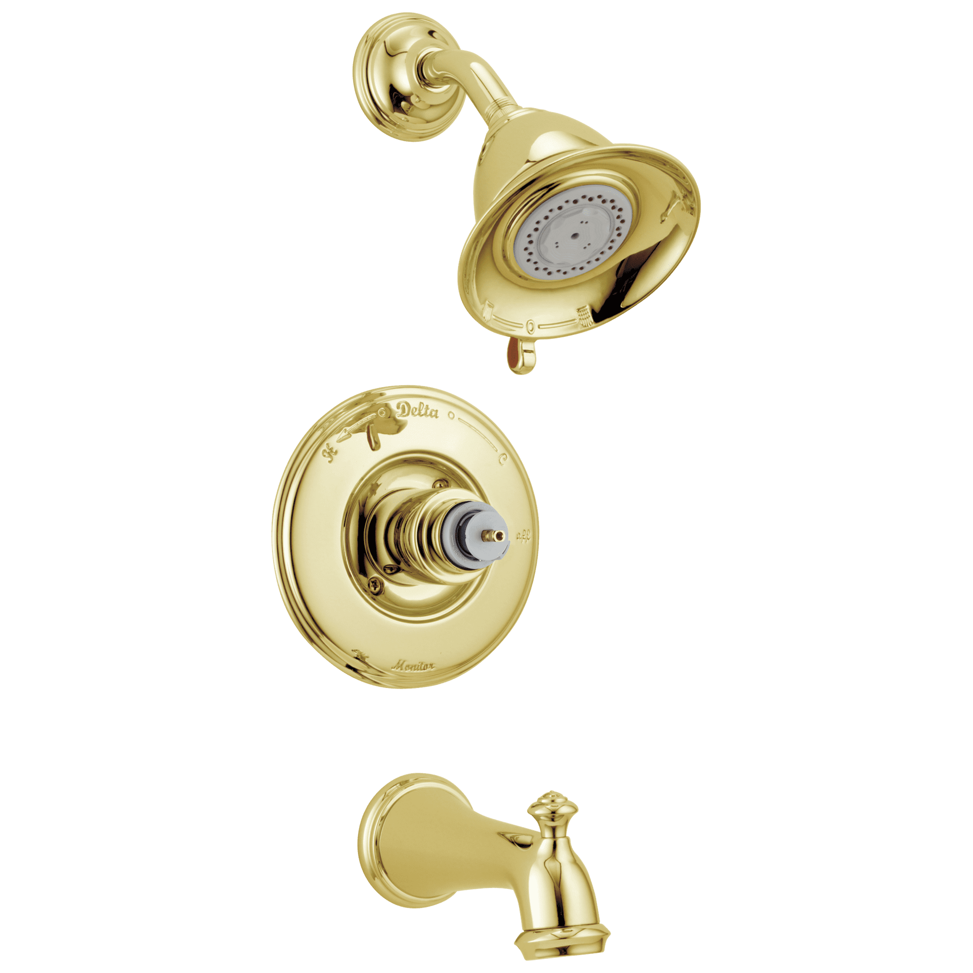 Delta Victorian Monitor 14 Series Tub & Shower Trim - Less Handle ...