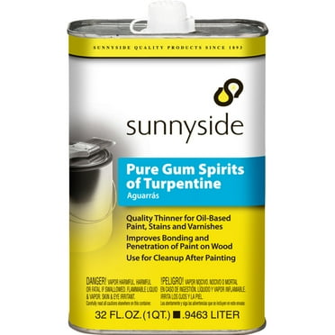 Humco Pure Gum Spirits Turpentine, 4 Fl. Oz. - Paint Thinner & Oil ...