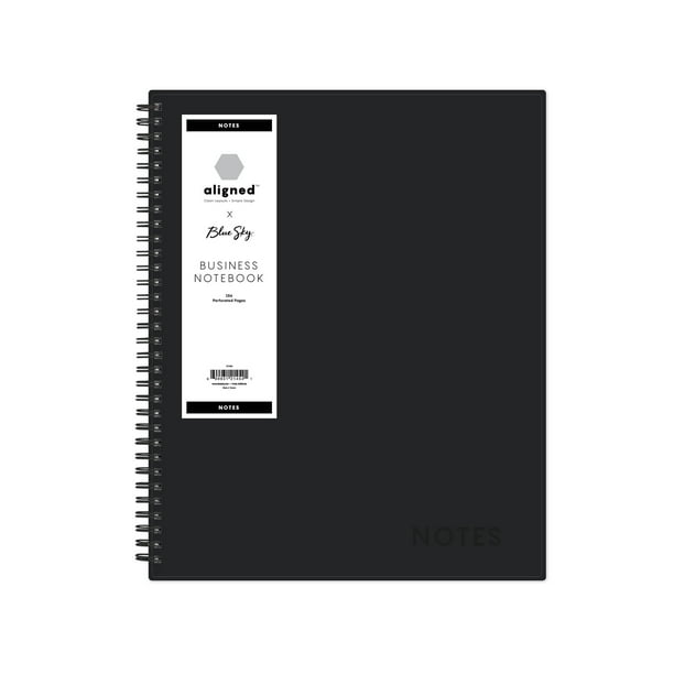 Notebook, 8.5x11, Aligned, Black - Walmart.com