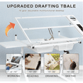 KAAYEE Premium Drawing Draft Table Drafting Drawing Desk for Adults,75 ...