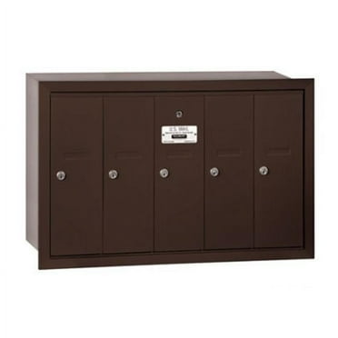 Salsbury Industries 3506ASU Vertical Mailbox - 6 Doors - Aluminum ...