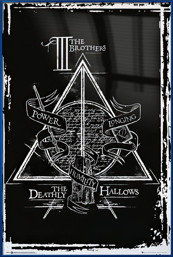 Harry Potter And The Deathly Hallows - Framed Movie Poster (The Deathly ...