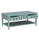 Powell Sadie 3-Drawer Coffee Table with Shelf, Teal - Walmart.com