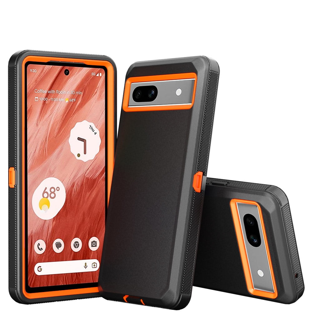 Xhy Google Pixel 7a Case Military Grade Heavy Duty Protection 3 in 1 Shockproof Armor Rugged ...