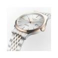 Longines Record Automatic COSC Stainless Steel and 18K Rose Gold Silver ...