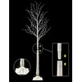 NOWSTO Lighted Birch Trees 6 Feet 144 Warm White LED Outdoor Indoor ...