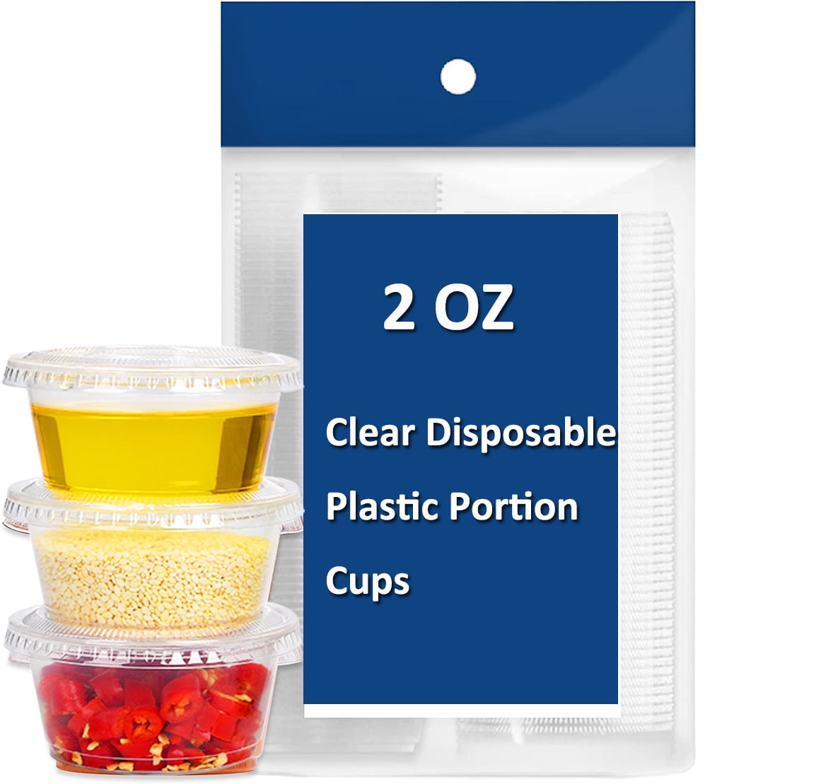 2 ounces 300 sets disposable plastic jelly wine glasses with lid ...