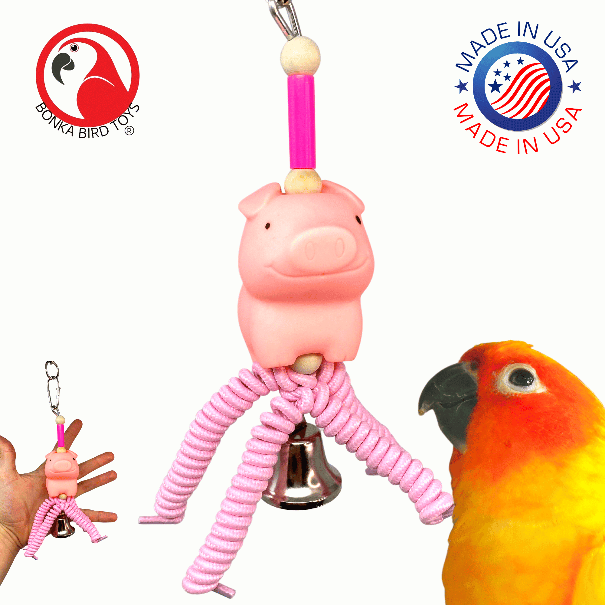 Bonka Bird Toys 2898 Wiggly Pig - Walmart.com