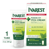 (3 pack) Ivarest Poison Ivy Medicated Cream, Max Strength Relief, Fast ...