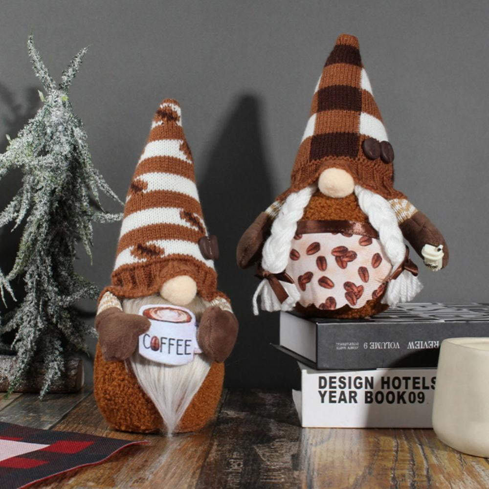 Jlong Coffee Gnomes Coffee Bar Decor Gnomes Swedish Tomte Coffee ...