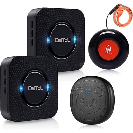 CallToU Wireless Caregiver Pager Seniors Emergency Smart Call Button ...
