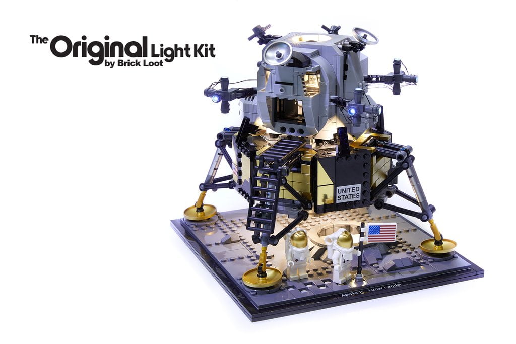 LED Lighting Kit for LEGO NASA Apollo 11 Lunar Lander 10266 - LEGO set ...