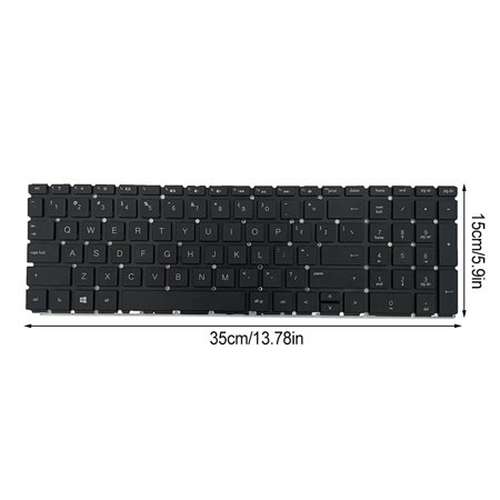 Black Laptop Keyboards Stable Input smooth surface; bringing you Gaming ...