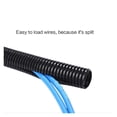 Length 3/6Meters OD7/10/13/15/18/21/25/28mm Split Wire Conduit ...