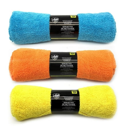 Autodrive Edgeless Microfibre Rags, Pack of 10 - Walmart.ca