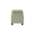 Jocelyn Tufted Roll Arm Entryway Bench, Sky Neutral - Walmart.com
